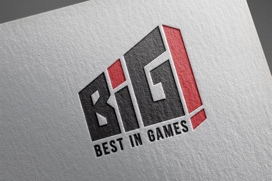BIG (Best In Games) Logo Design | Casey's Head